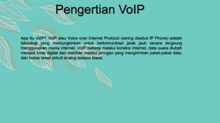 Teknologi Layanan Jaringan Tentang VoIP (Voice Over Intenet Protocol ...