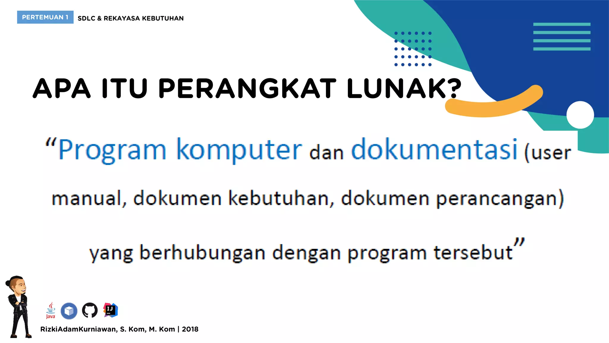 [PBO] Pertemuan 1 (teori) - analisis dan perancangan sistem dengan metodologi berorientasi objek ...