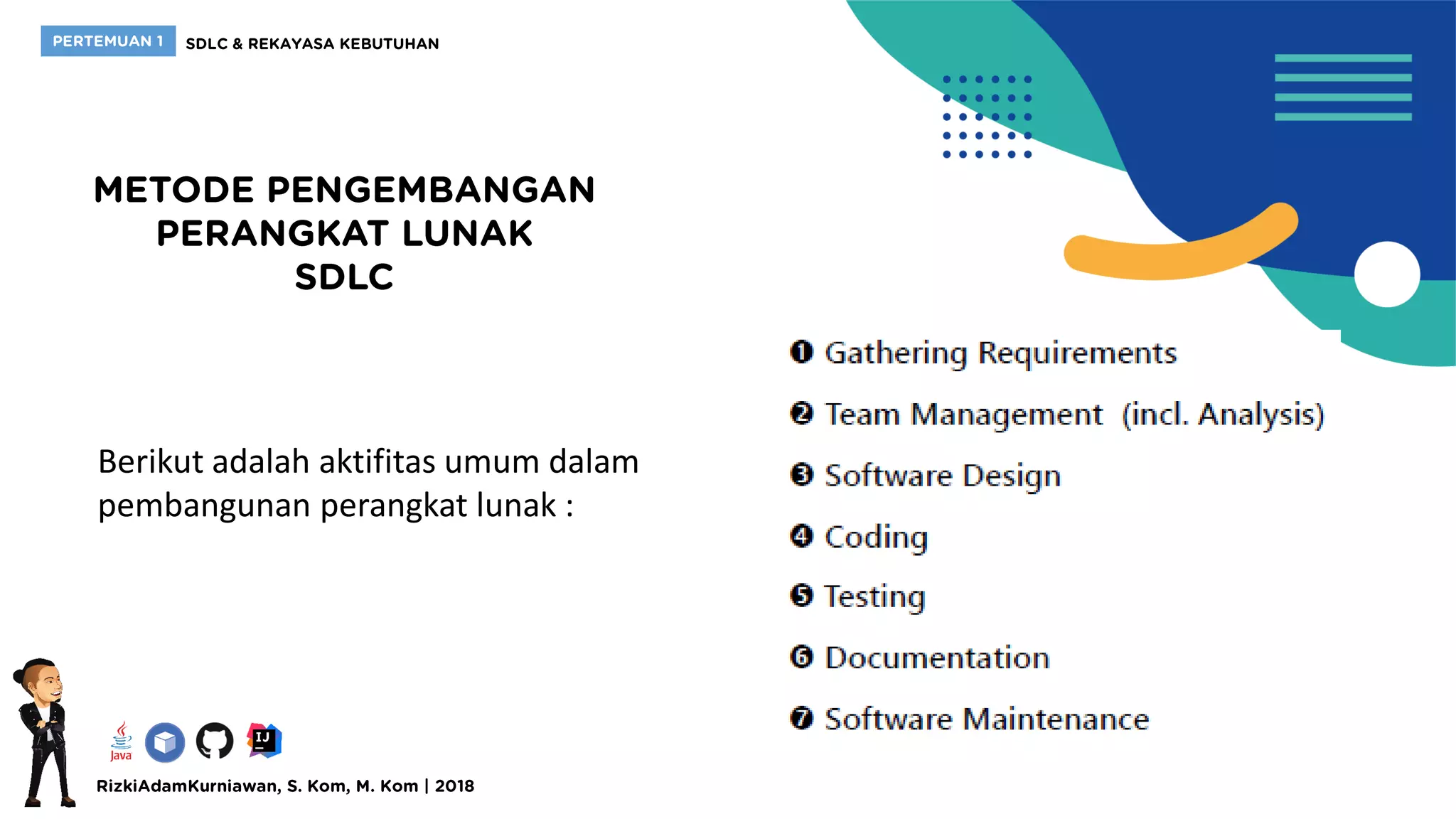 [PBO] Pertemuan 1 (teori) - analisis dan perancangan sistem dengan metodologi berorientasi objek ...