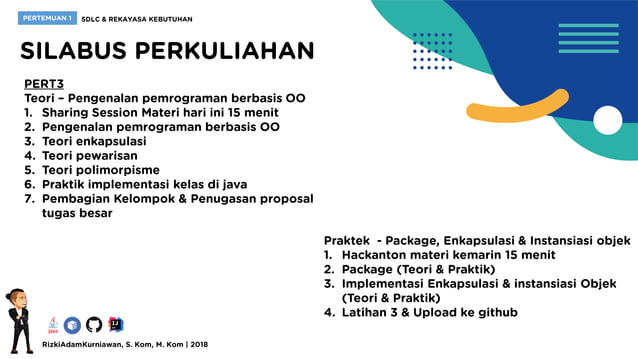 [PBO] Pertemuan 1 (teori) - analisis dan perancangan sistem dengan metodologi berorientasi objek ...