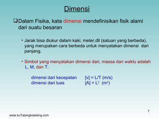 Fisika Dasar I Pertemuan 1 | PPS
