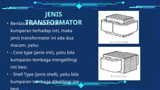 Transformator: Pengertian, Prinsip Kerja, dan Jenis-jenisnya. | PPTX