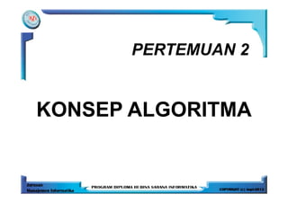 Konsep Algoritma | PPT