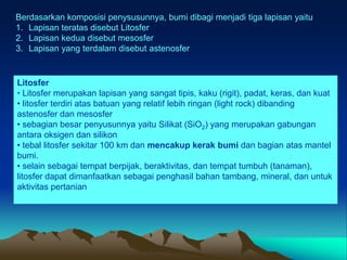 Struktur Lapisan Bumi | PPTX