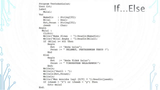 Dasar Pemrograman Part II | PPTX