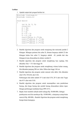 Intruksi Fundamental | DOC