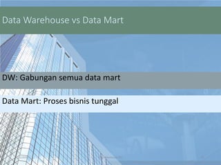 Fitur dan Komponen Data Warehouse | PDF