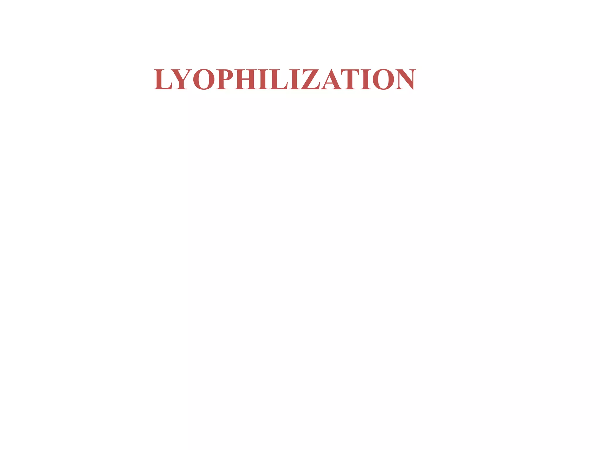 Lyophilization | PDF