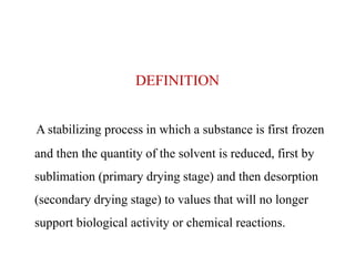 Lyophilization | PDF