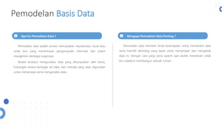 Pemodelan Data, Entity Relationship Diagram (ERD) | PPT