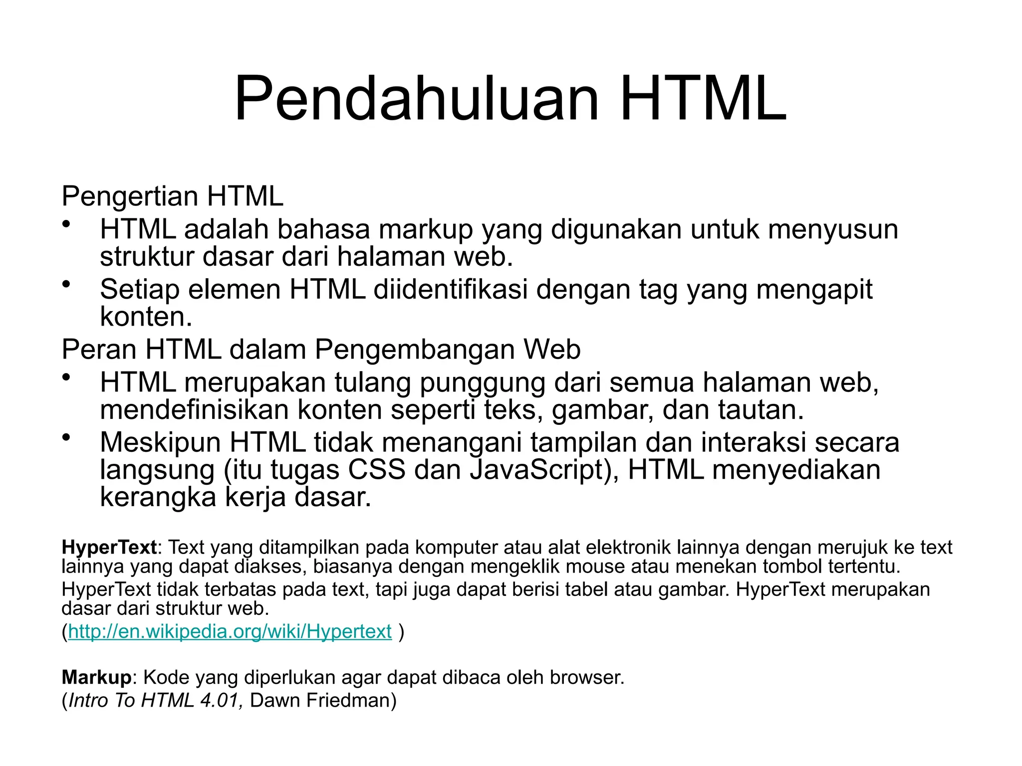 Materi Dasar-Dasar HTML (struktur, elemen, tabel, formulir).pptx
