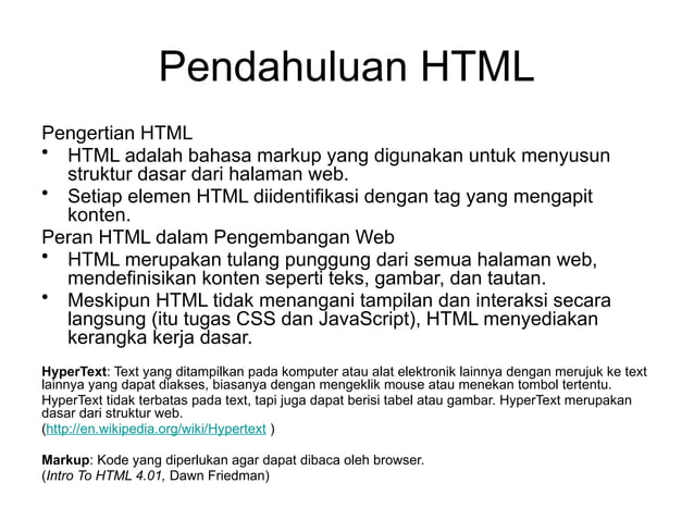 Materi Dasar-Dasar HTML (struktur, elemen, tabel, formulir).pptx