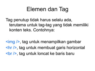 Materi Dasar-Dasar HTML (struktur, elemen, tabel, formulir).pptx