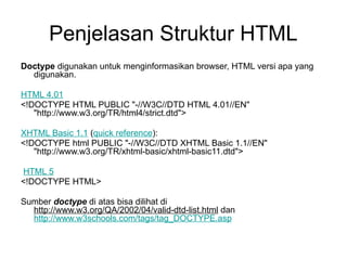 Materi Dasar-Dasar HTML (struktur, elemen, tabel, formulir).pptx