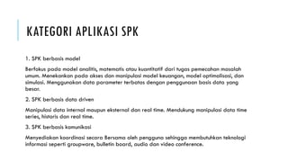 Materi Pengantar Sistem Pendukung Keputusan | PPTX