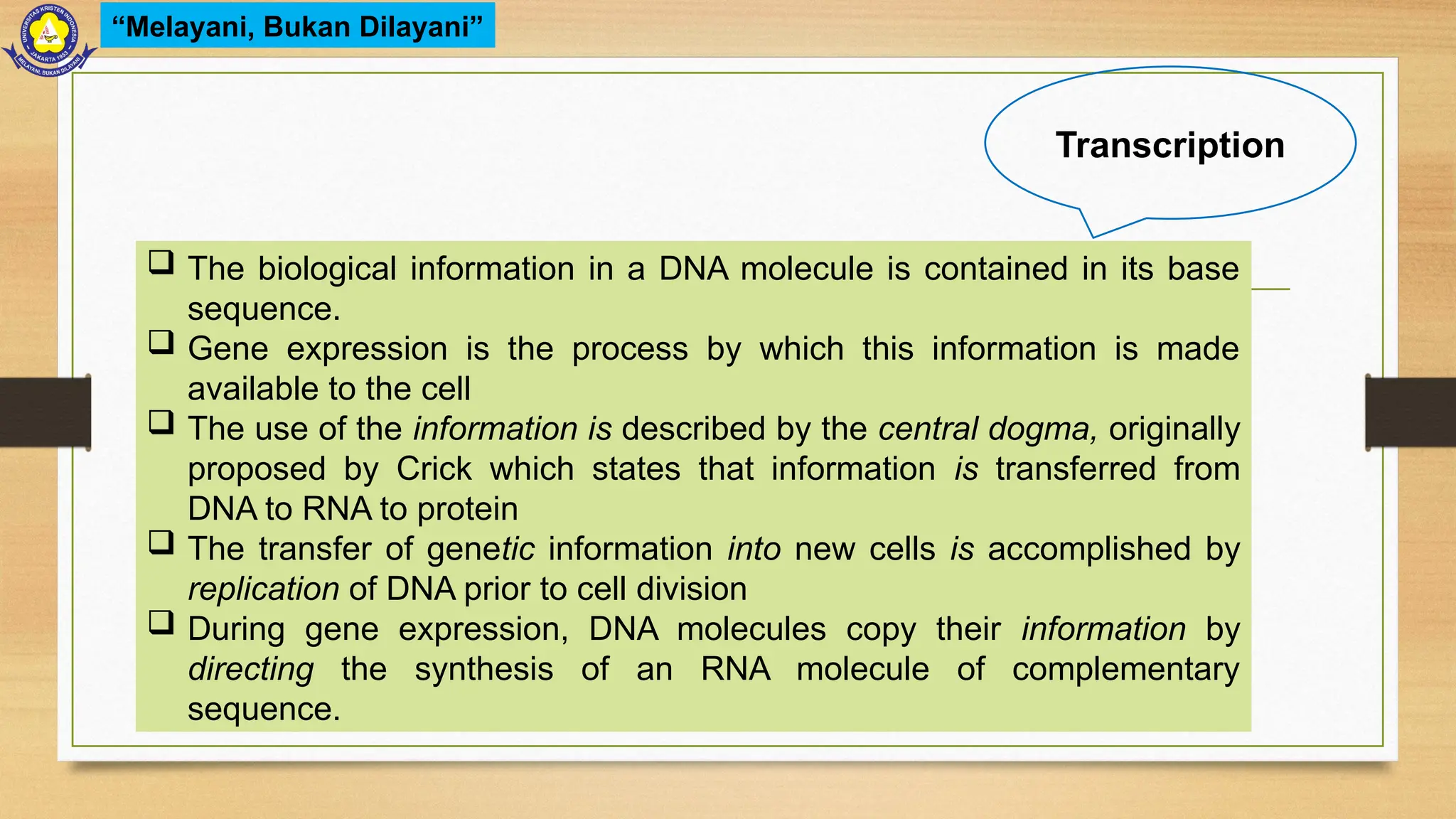 Genetics and Molecular Biology: Gene Transcription and RNA Modification ...