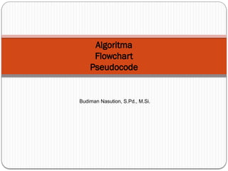 Pertemuan 2 - Algoritma dan Flowchart.pptx