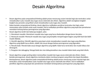 -COMPUTATIONAL THINKING transformasi dig | PPT