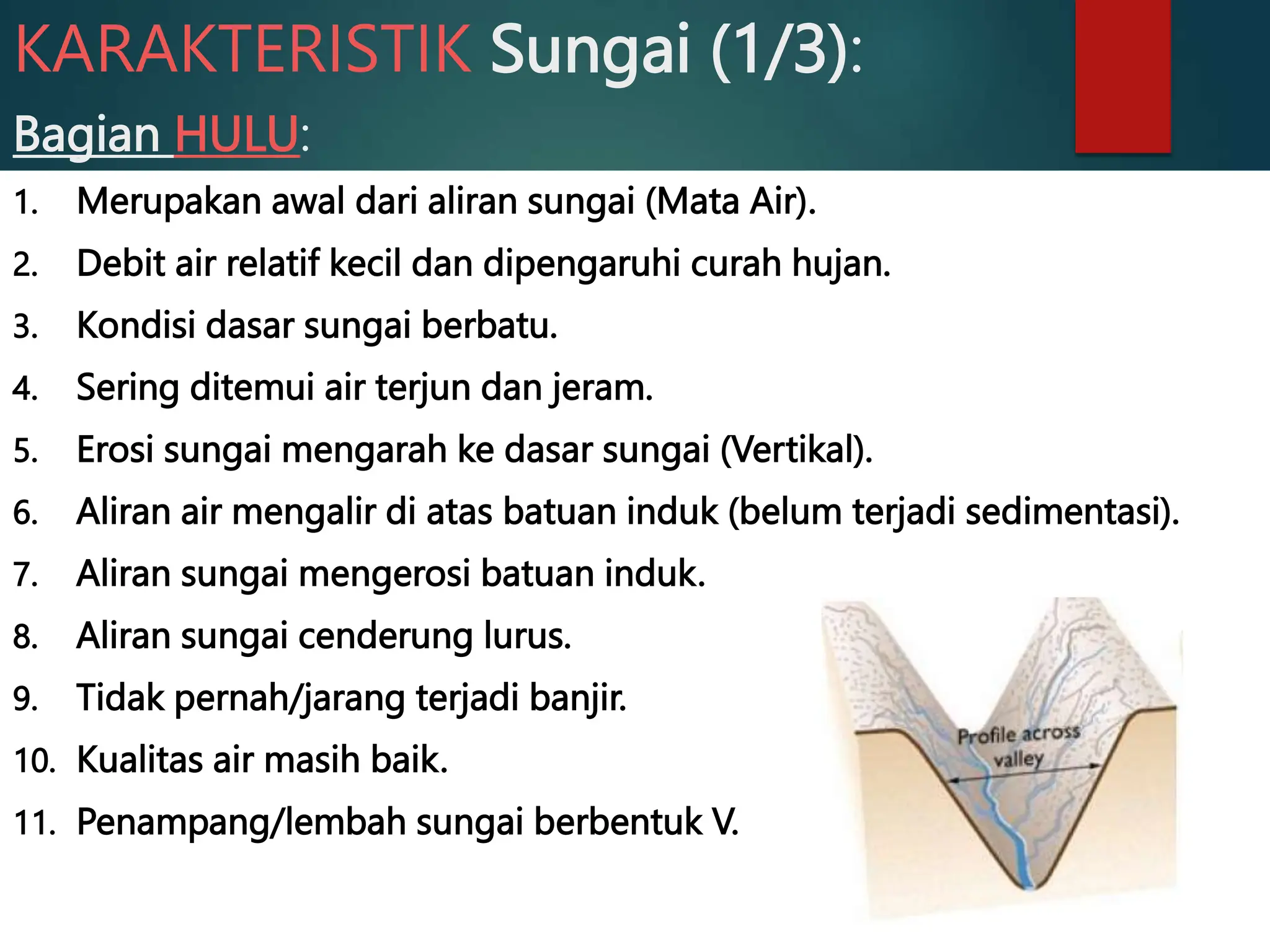 Pertemuan Kuliah ke 2 - Karakteristik Sungai.ppt