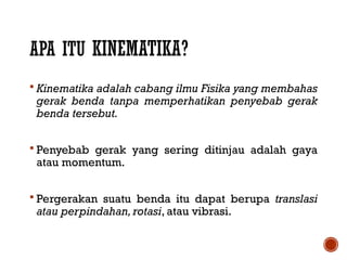 Fisika Dasar 1 Kinematika satu dimensi.pptx