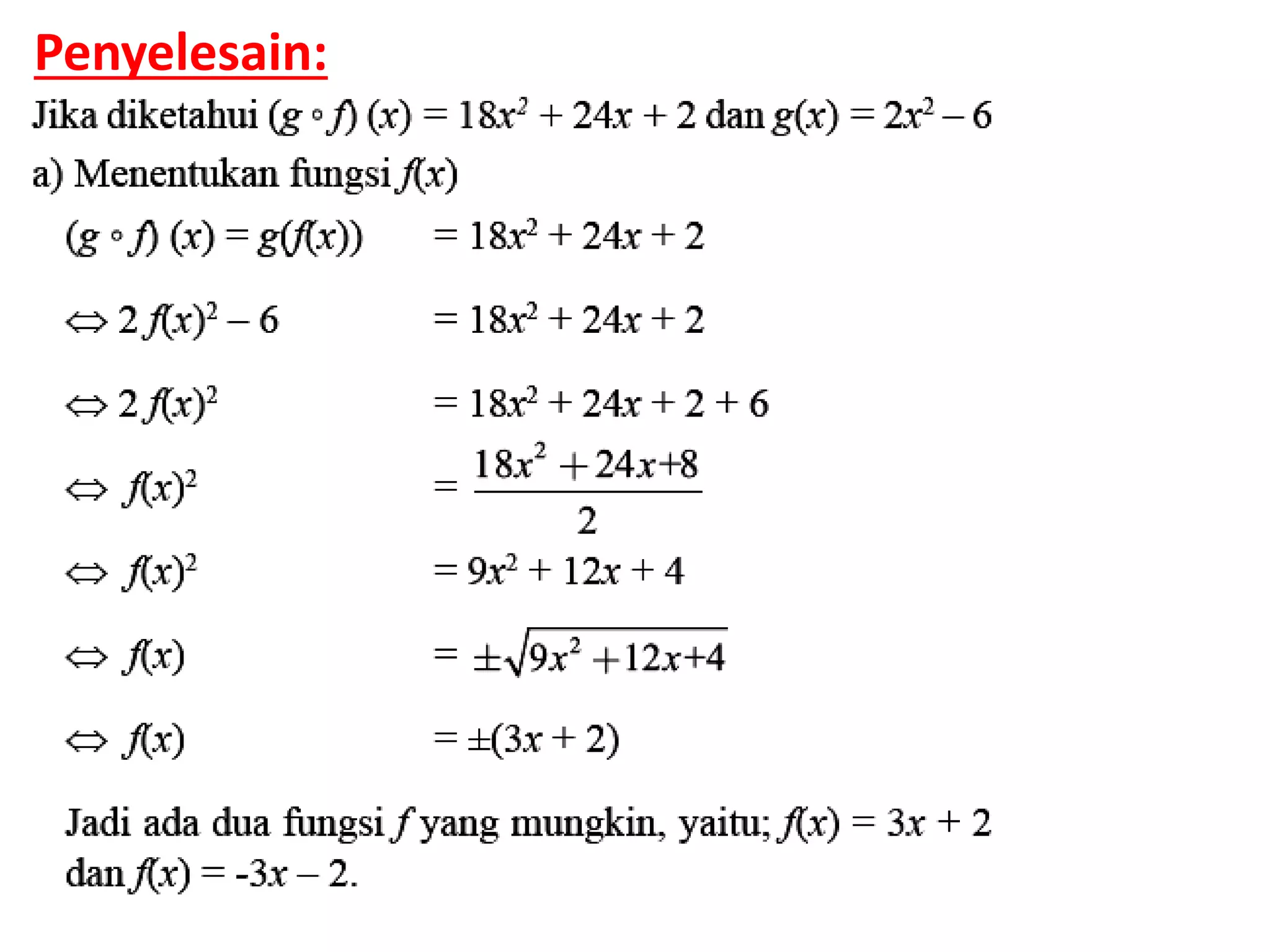 Komposisi Fungsi - Konsep Komposisi Fungsi | PPTX