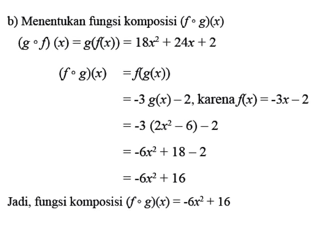 Komposisi Fungsi - Konsep Komposisi Fungsi | PPTX