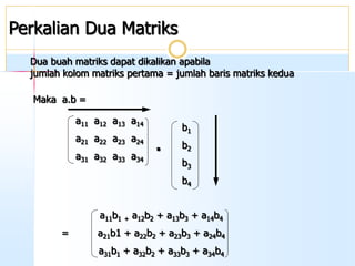 Pertemuan 2 - Matriks dan Operasinya.ppt