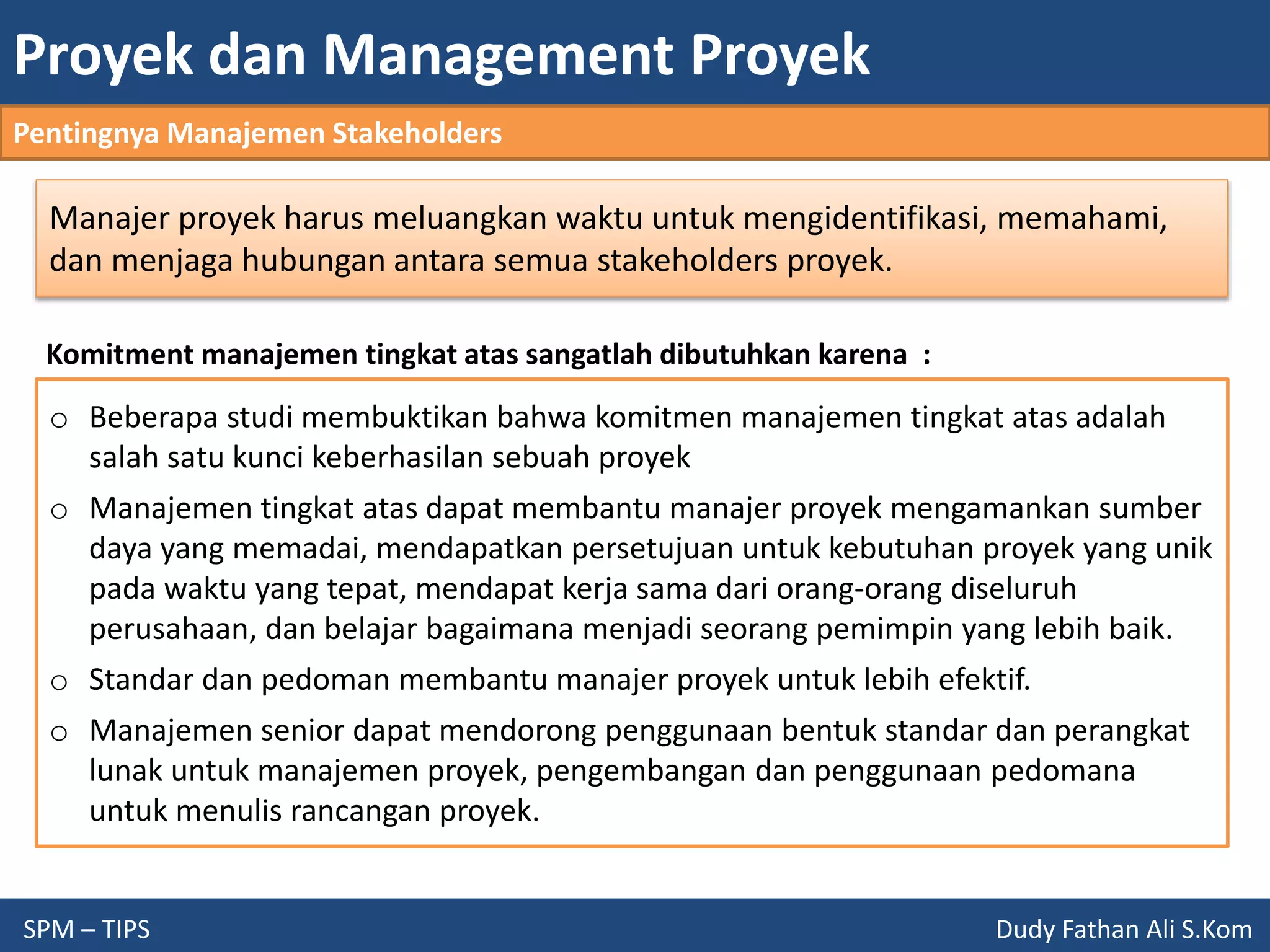 Software Project Management - Pengenalan Manajemen Proyek | PPTX