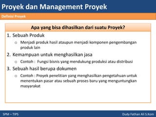 Software Project Management - Pengenalan Manajemen Proyek | PPTX
