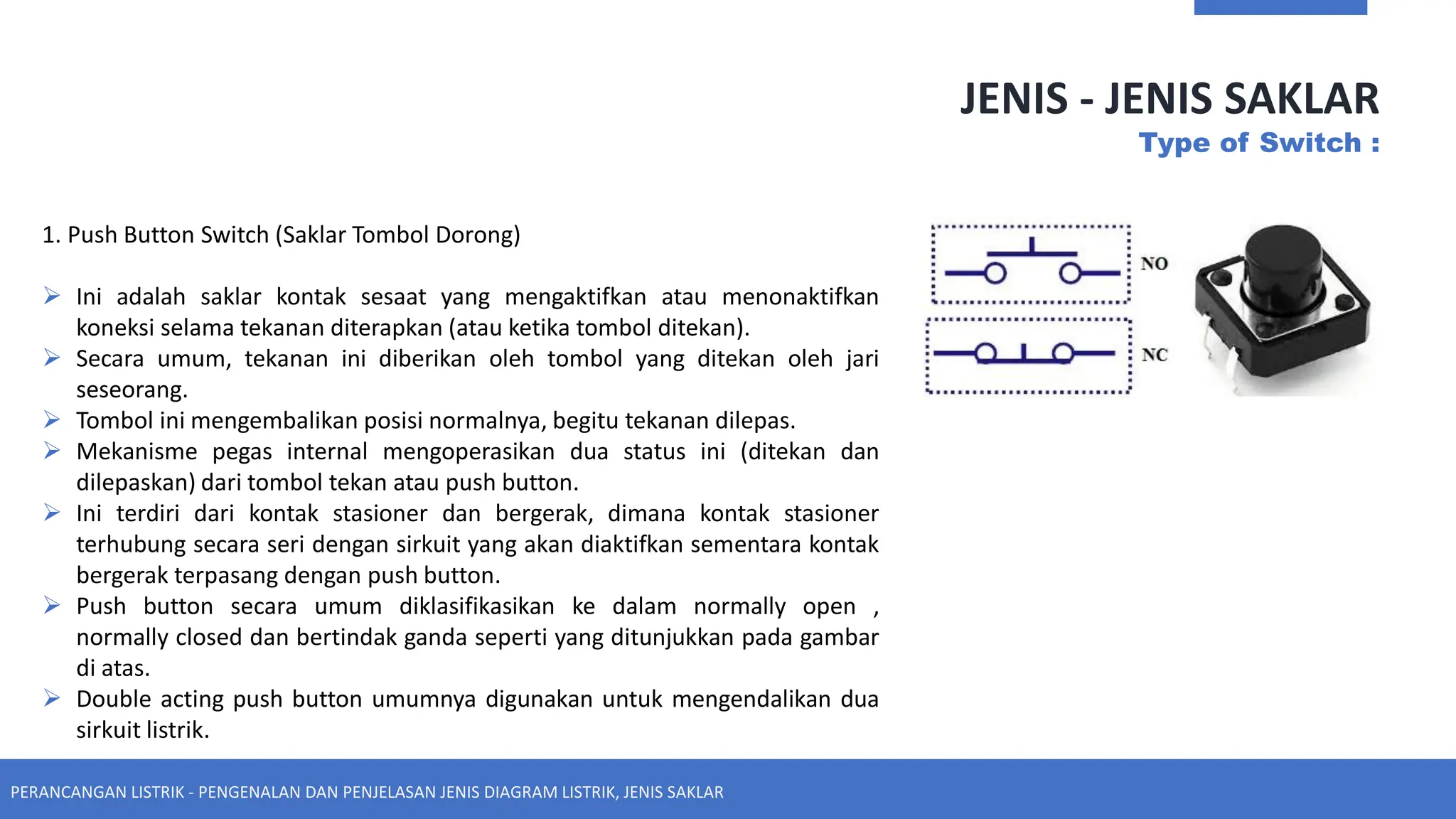Pertemuan 2 - Perancangan Listrik 1 - Pengenalan dan Penjelasan Jenis ...