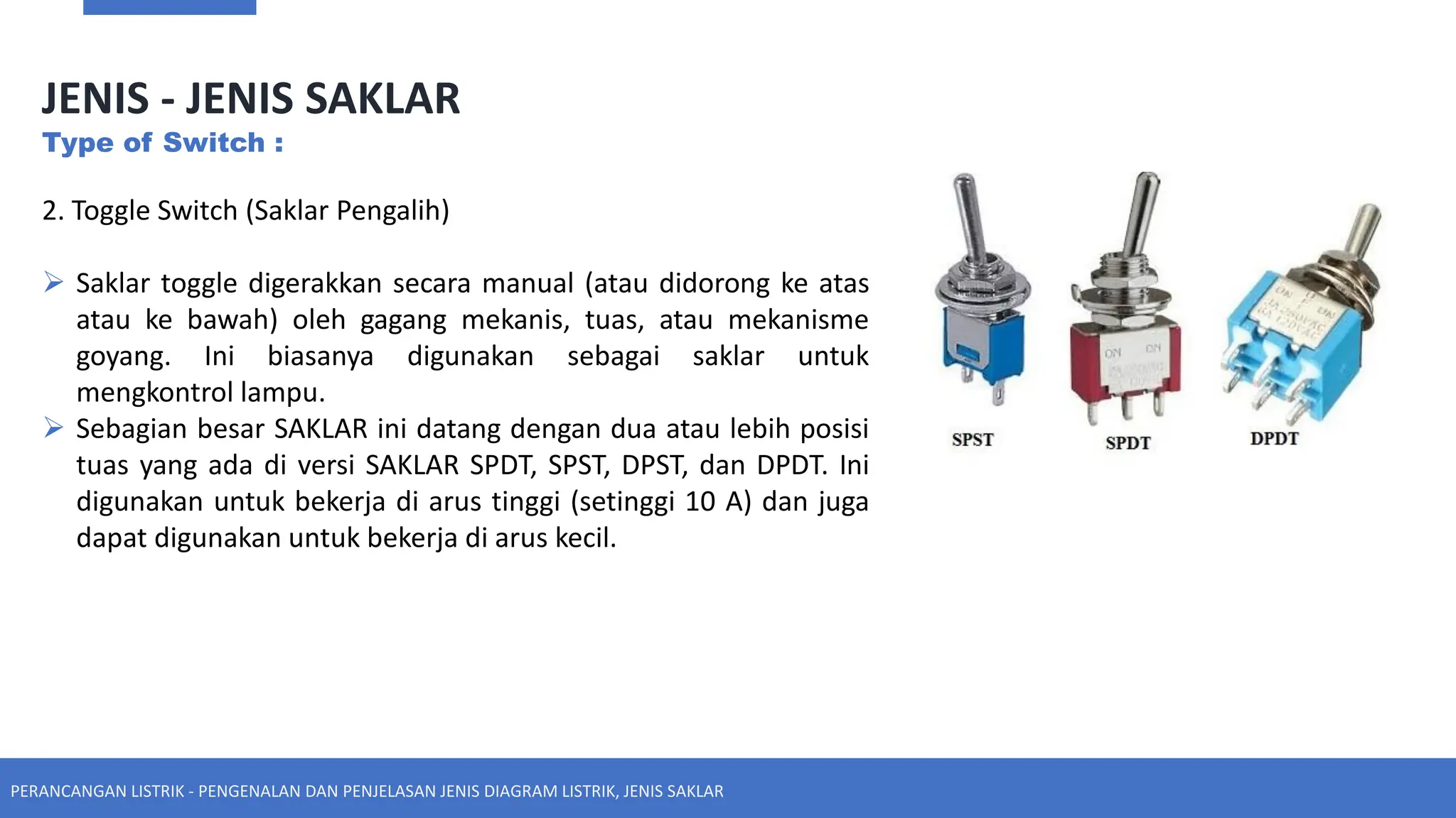 Pertemuan 2 - Perancangan Listrik 1 - Pengenalan dan Penjelasan Jenis ...