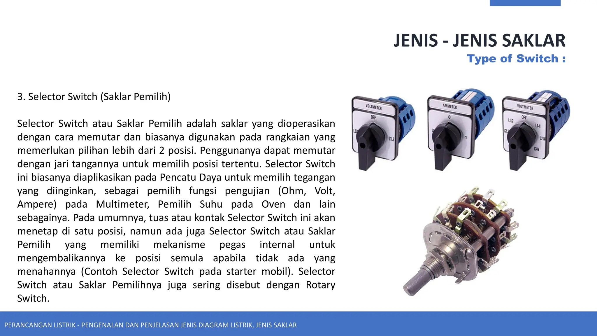 Pertemuan 2 - Perancangan Listrik 1 - Pengenalan dan Penjelasan Jenis ...