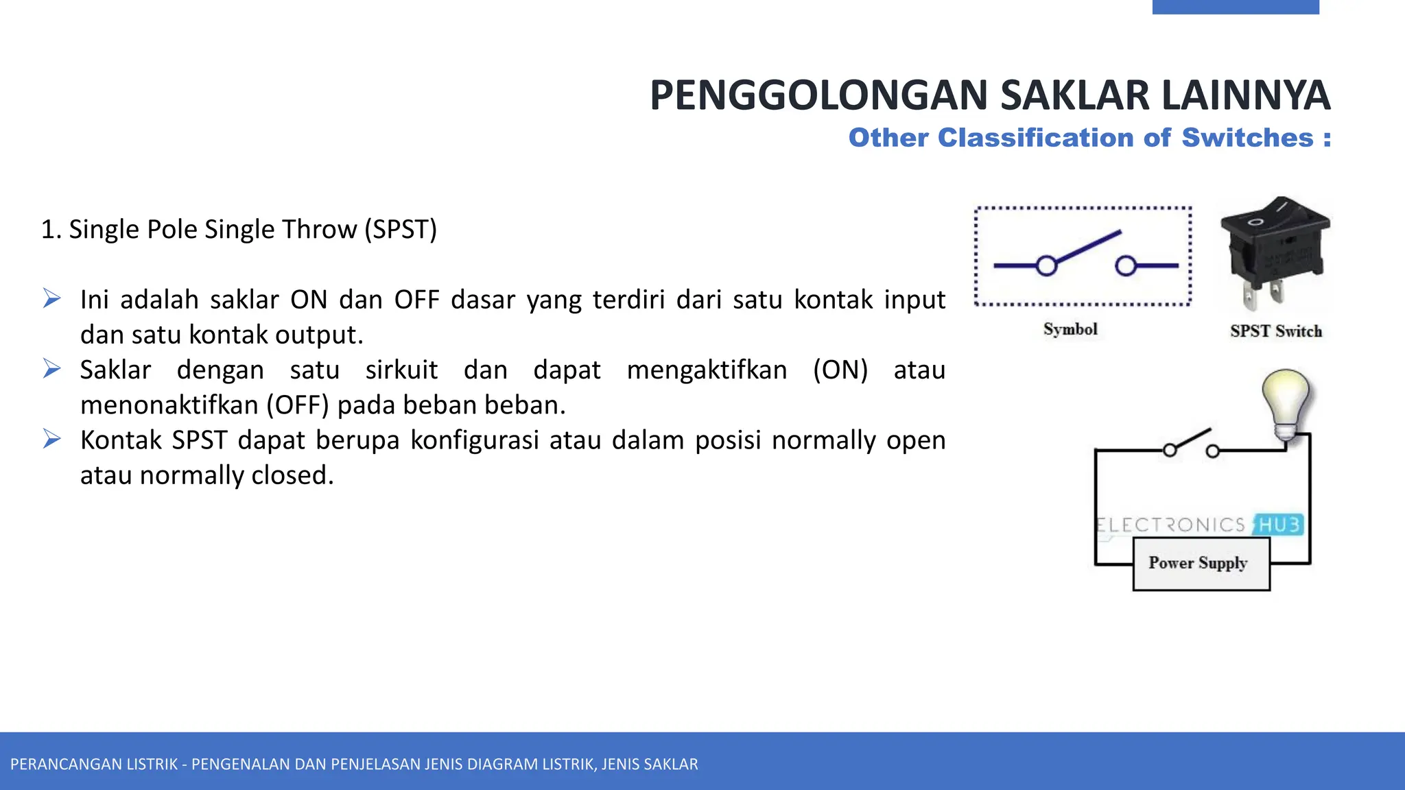 Pertemuan 2 - Perancangan Listrik 1 - Pengenalan dan Penjelasan Jenis ...