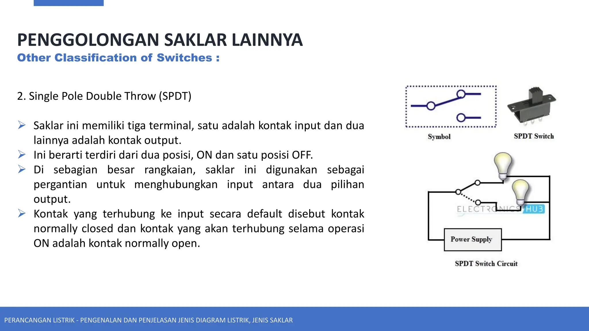 Pertemuan 2 - Perancangan Listrik 1 - Pengenalan dan Penjelasan Jenis ...