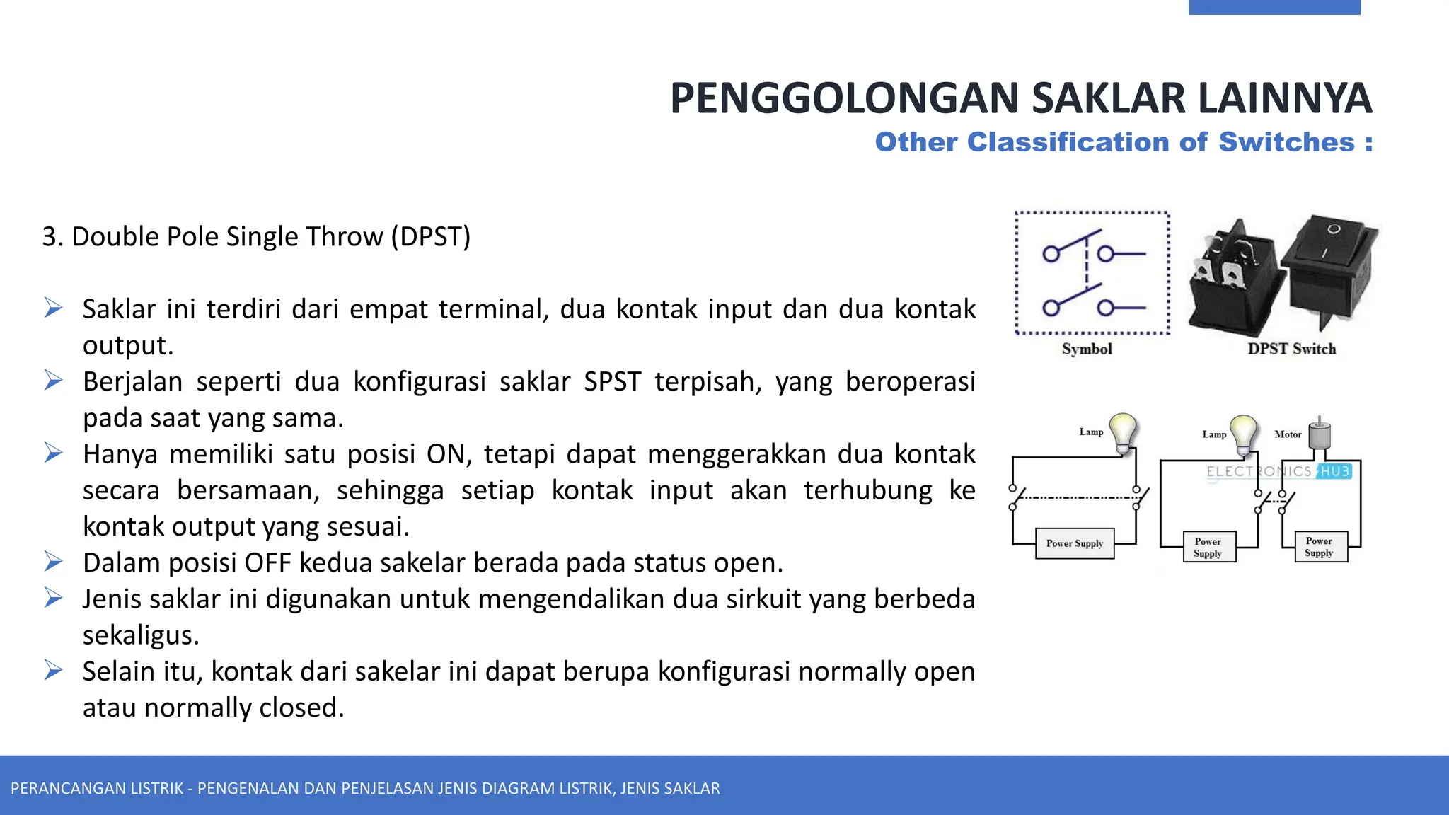 Pertemuan 2 - Perancangan Listrik 1 - Pengenalan dan Penjelasan Jenis ...
