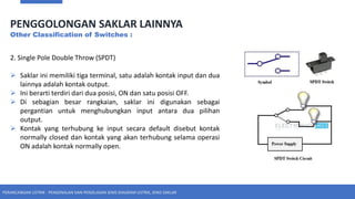 Pertemuan 2 - Perancangan Listrik 1 - Pengenalan dan Penjelasan Jenis ...