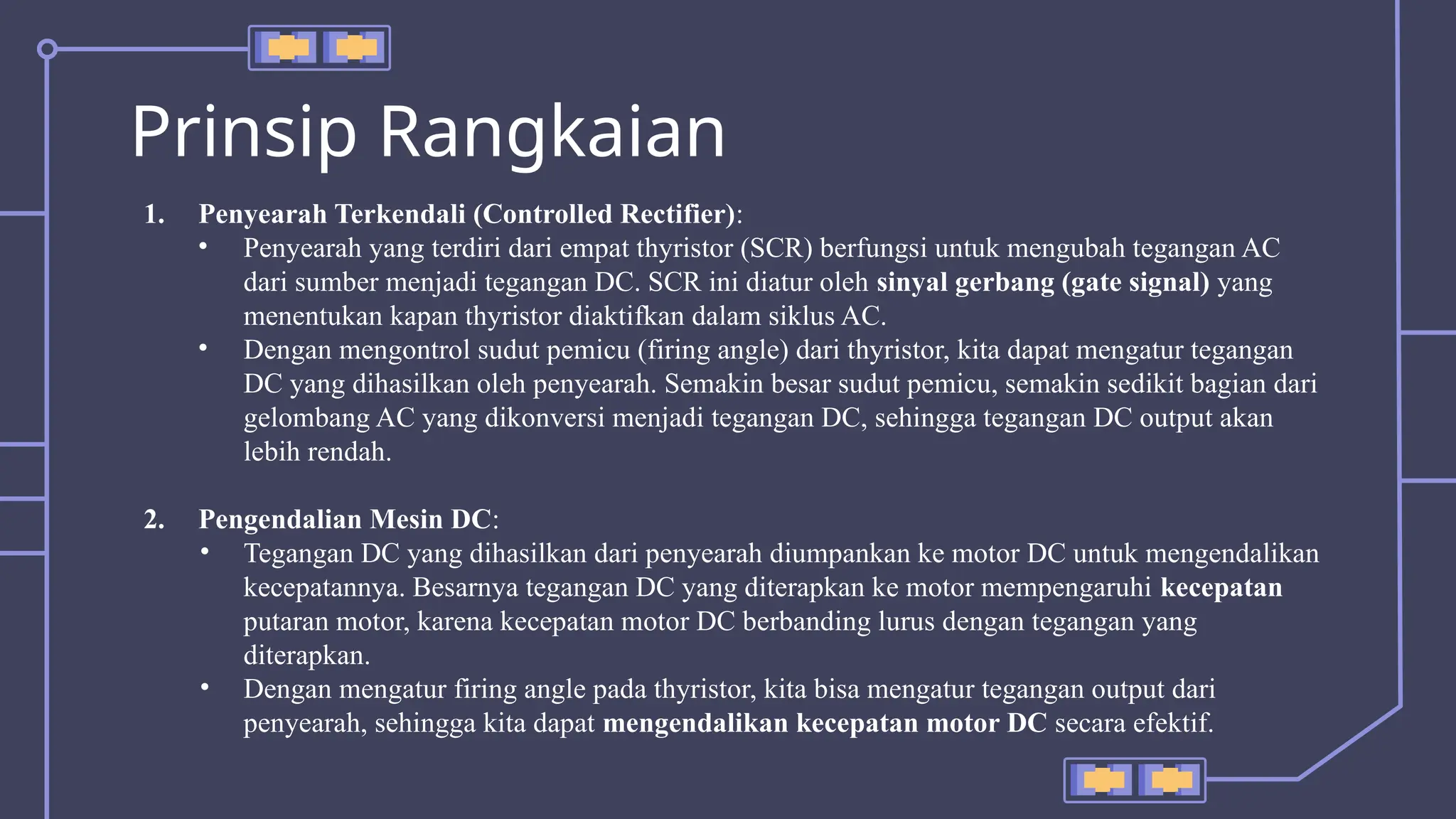 Perancangan Penyearah Terkendali dengan Simulink | PPTX