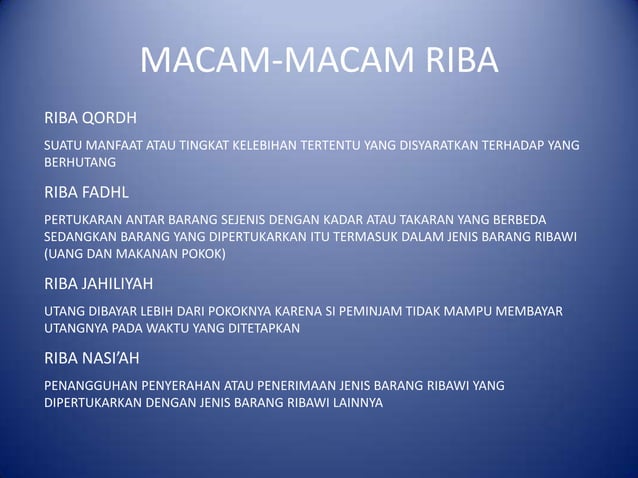 Tafsir ayat ayat riba | PPT