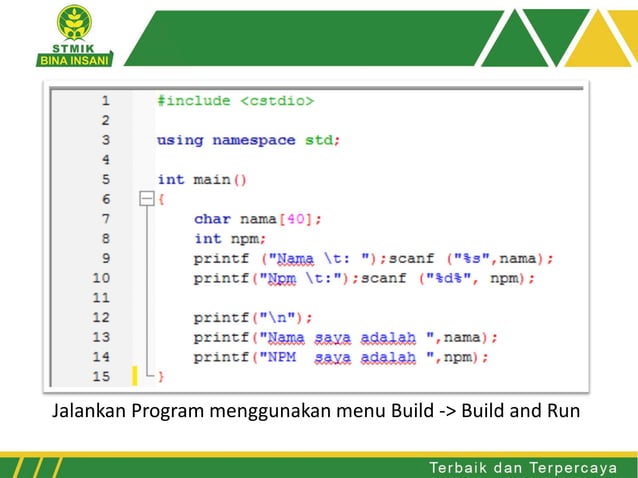Pertemuan 2 Variabel, Konstanta, Tipe Data, Manipulator dan Format Masukan | PDF
