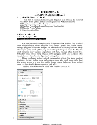 Pertemuan 2 desain user interface | PDF