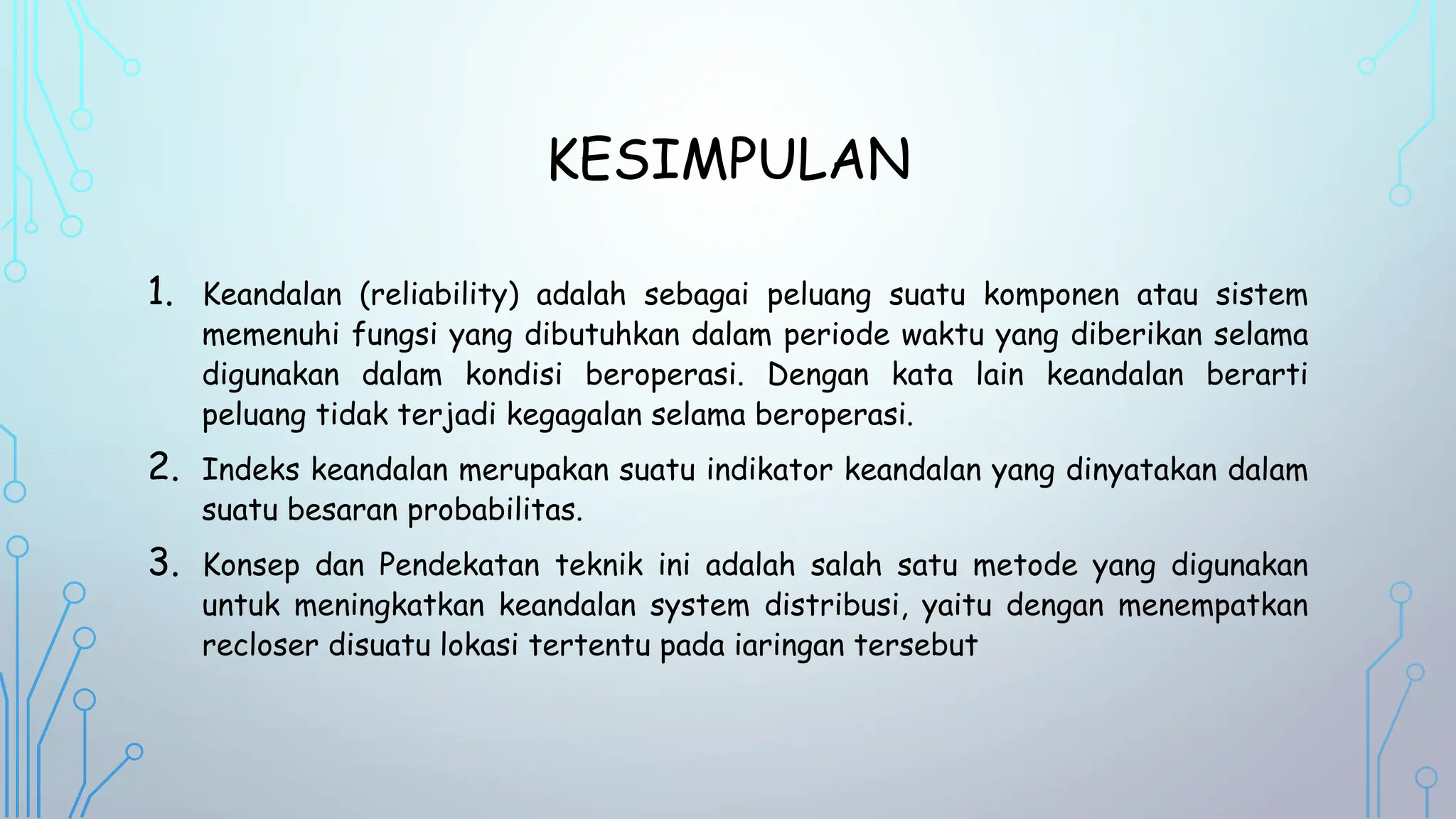 PERTEMUAN 2 KEANDALAN SISTEM DISTRIBUSI.pptx