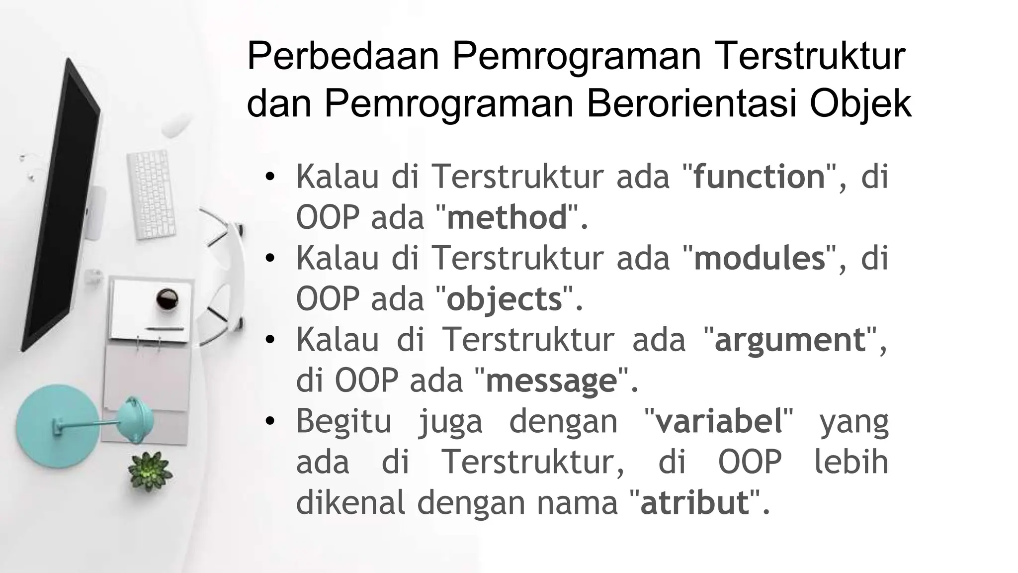 Pertemuan 2 Konsep Dasar Pemrograman OOP | PPTX