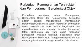Pertemuan 2 Konsep Dasar Pemrograman OOP | PPTX