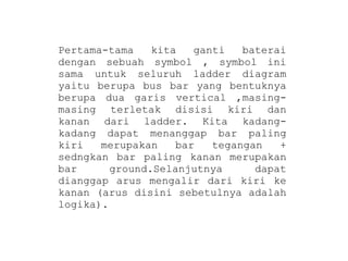 Pertemuan2 ladder diagram d | PPT