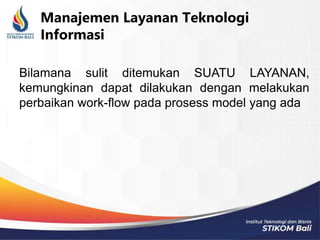 Pertemuan 2 Manajemen Layanan Information Technology | PPTX