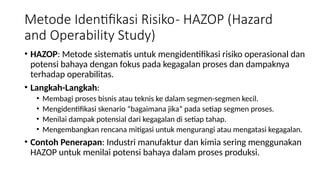 Pertemuan 2 Metode Identifikasi Risiko dan Strategi Mitigasi Risiko.pptx