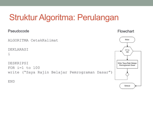 Pertemuan 2 Pemrograman Dasar | PPT
