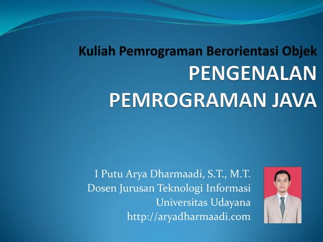 Pengenalan Pemrograman Java | PDF
