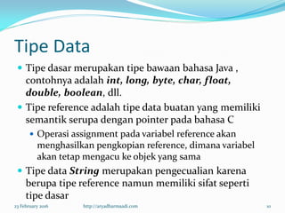 Pengenalan Pemrograman Java | PDF