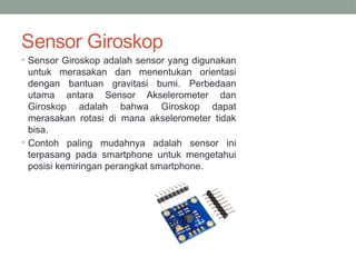Pertemuan 2 Pengertian, Jenis dan Elemen Unit Pemroses Sensor, actuator ...